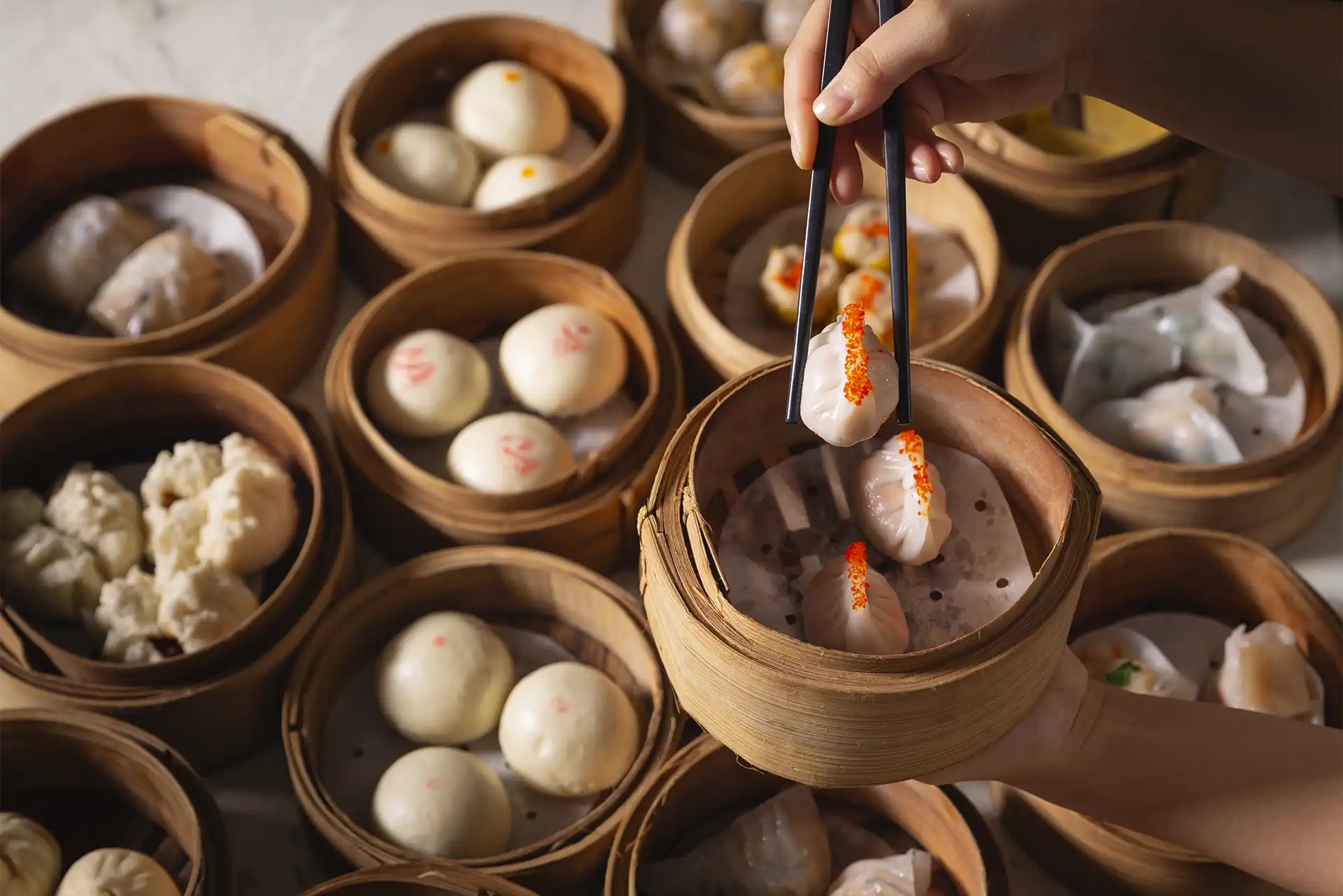 Dim Sum-Buffet und chinesische Küche